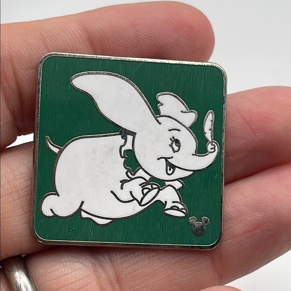 Accessories | Green And White Elephant Pin Disney Authentic Tradeable ...